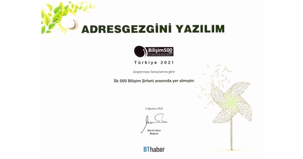 Geleneği Bozmadan İlk 500 Bilişim | AdresGezgini - 444 0 964